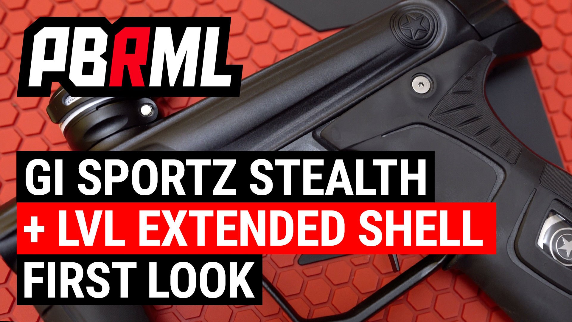 GI Sportz LVL Extended Shell & Stealth Paintball Gun First Look ...