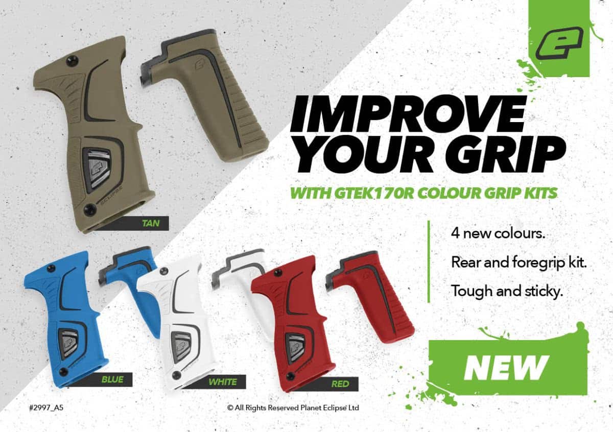 Planet Eclipse 170R and M170R Colored Grips - Paintball Ruined My Life